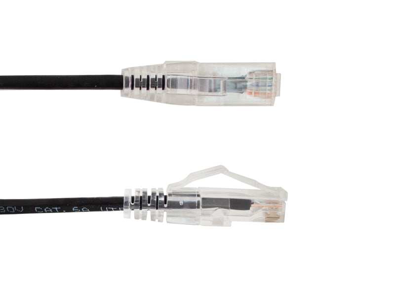 Patch Cord CAT6A Slim Type 90 cm. Negro – Smartlink Store
